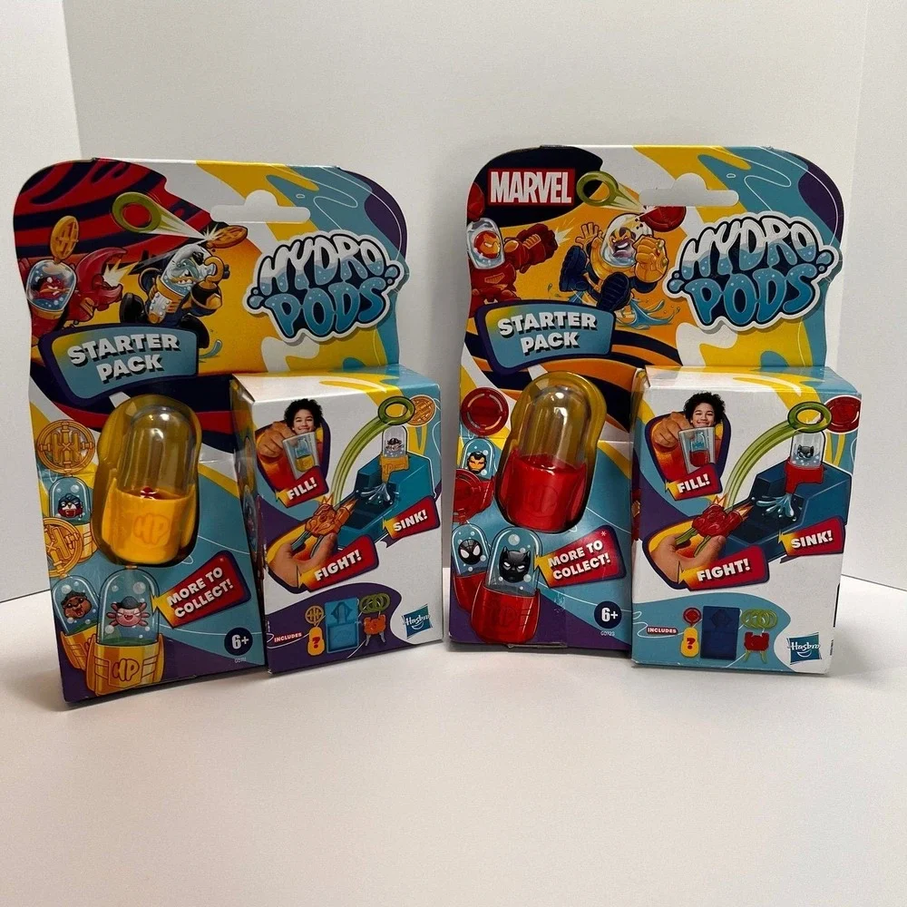 Hasbro | Toys | Hasbro Hydro Pods Starter Pack Kids Os Multi New Marvel ...